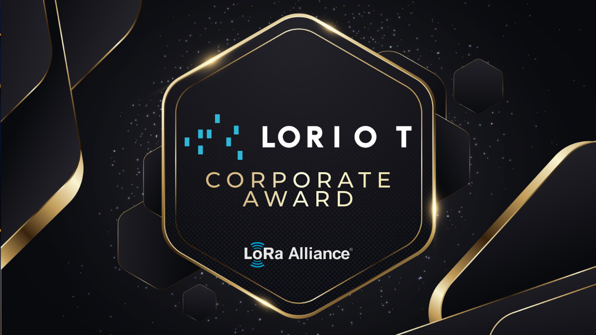 news - LORIOT is awarded Corporate Award by the LoRa Alliance
