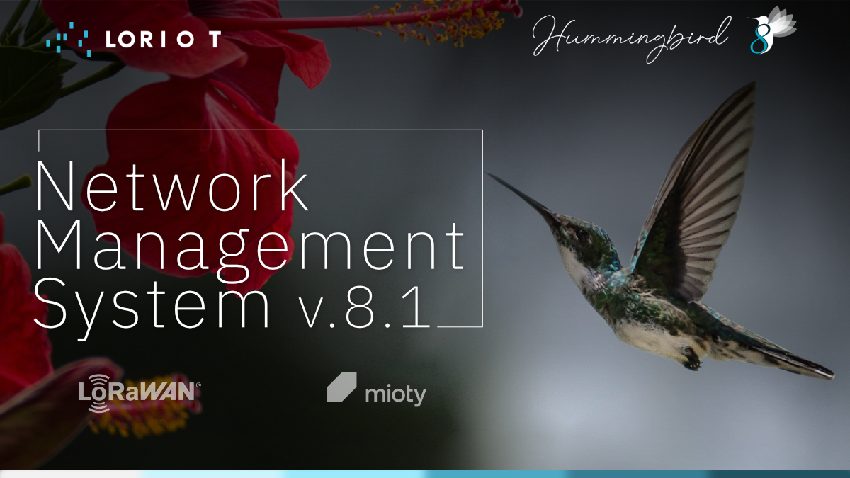 Press Release - LORIOT releases its Network Management System v8.1